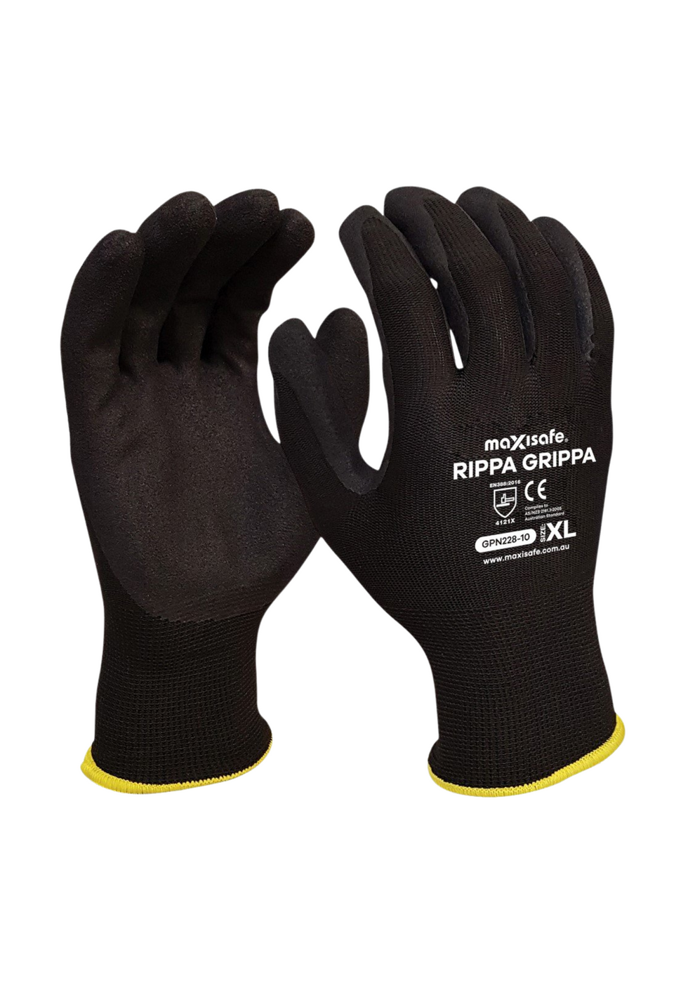 Black Grippa Gloves – Glass Trade Centre